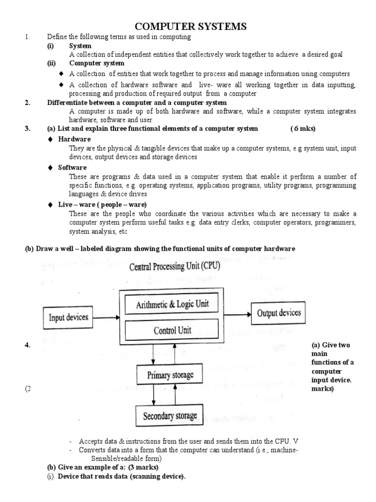 Computer Systems | PDF | Computer Data Storage | Random Access Memory