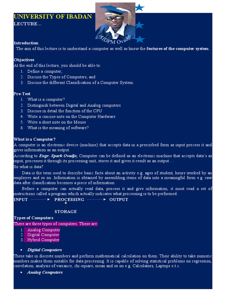 Computer Studies | PDF | Computer Data Storage | Input/Output