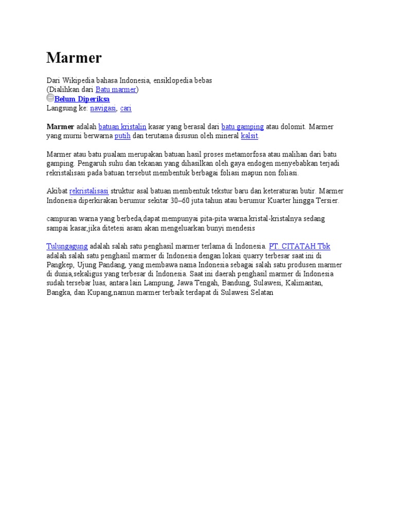 Marmer | PDF