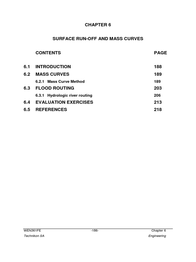 Chapter 6 | PDF | Discharge (Hydrology) | Hydrology