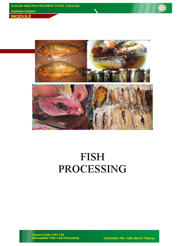 Fish Processing: Santiago Campus | PDF | Shellfish | Fish