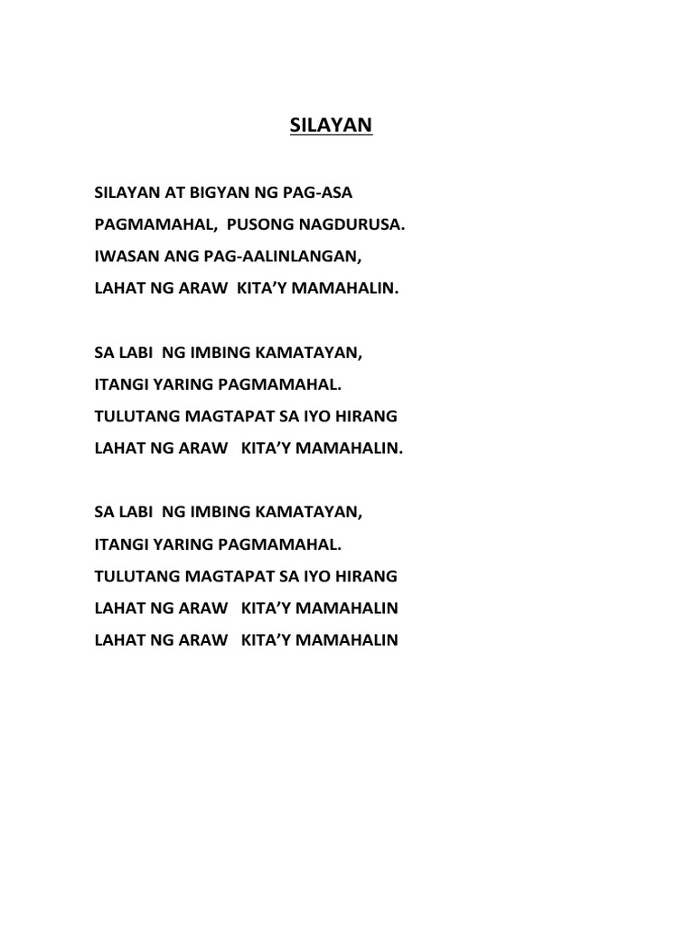 SILAYAN | PDF