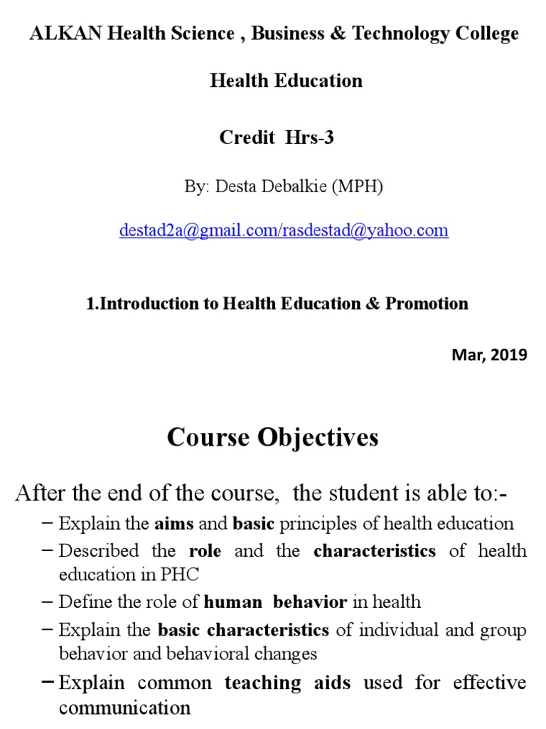 ALKAN Health Science, Business & Technology College Health Education ...