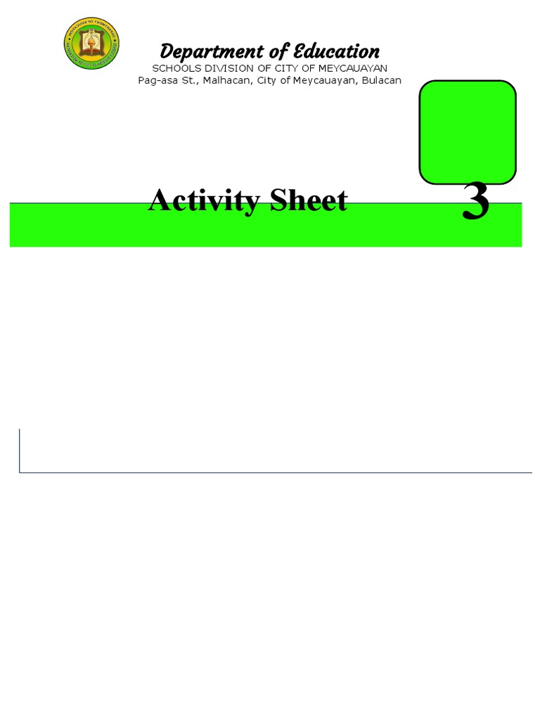 LAWA 3 MUSIC QUARTER 1 WEEK 1 Edited | PDF