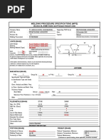Welding Procedure Specification Pipe - 6G | PDF | Welding | Construction