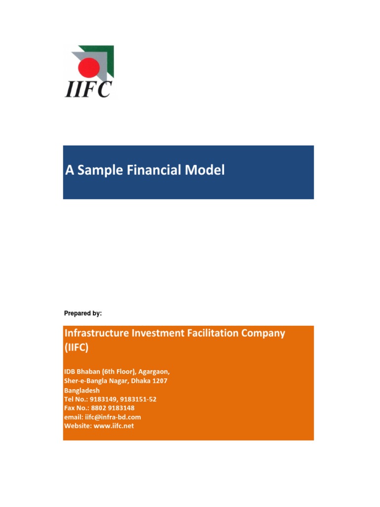 Sample Financial Model | PDF | Debt | Loans