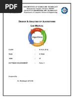 Daa Elab Daa Elab Answers | PDF | Namespace | Computer Programming