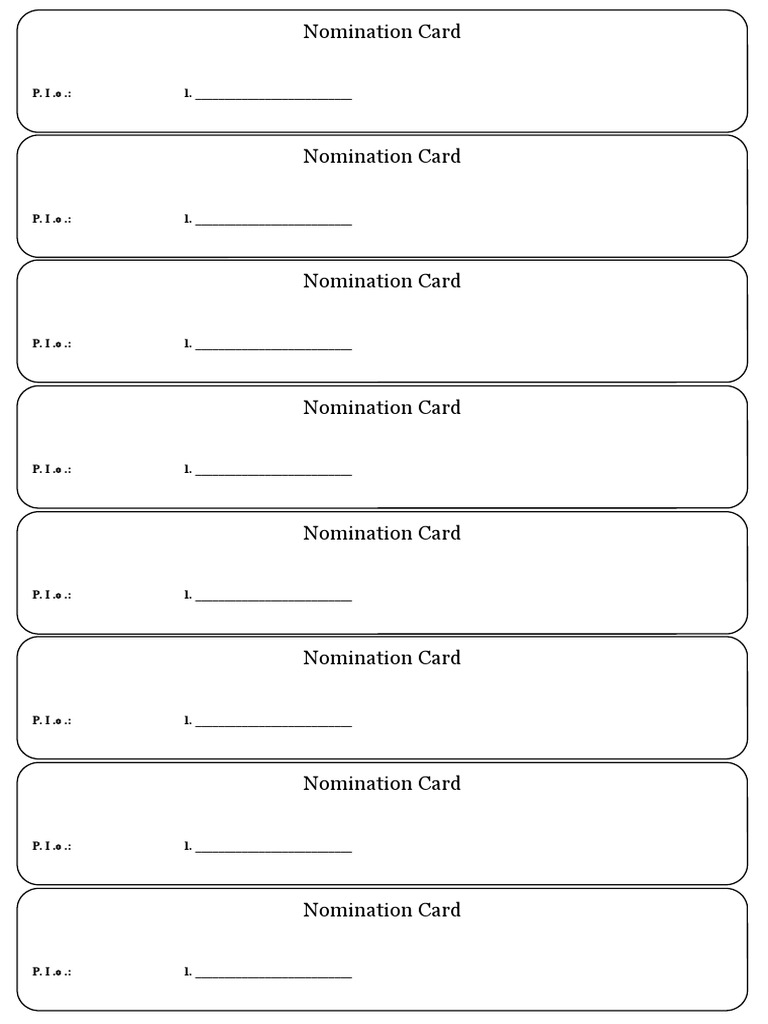 Sample Ballots For PTA Election | PDF