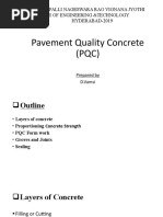 PQC Rigid Pavement Cross Section Details | PDF | Road Surface | Concrete