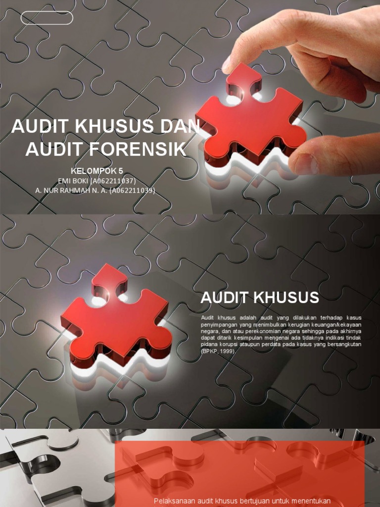 Audit Khusus & Audit Forensik | PDF