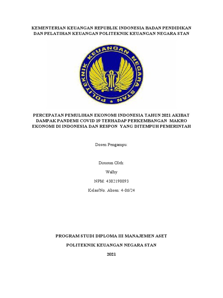 Makalah Makro Ekonomi PPIMK | PDF