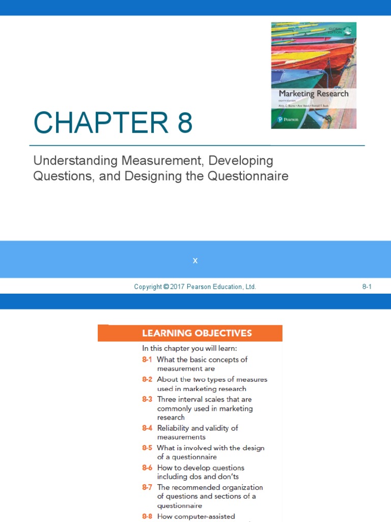Understanding Measurement, Developing Questions, and Designing The ...