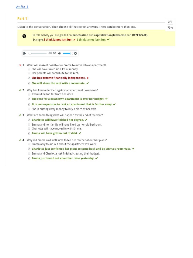 Summit 1 Unit 3 General Test | PDF