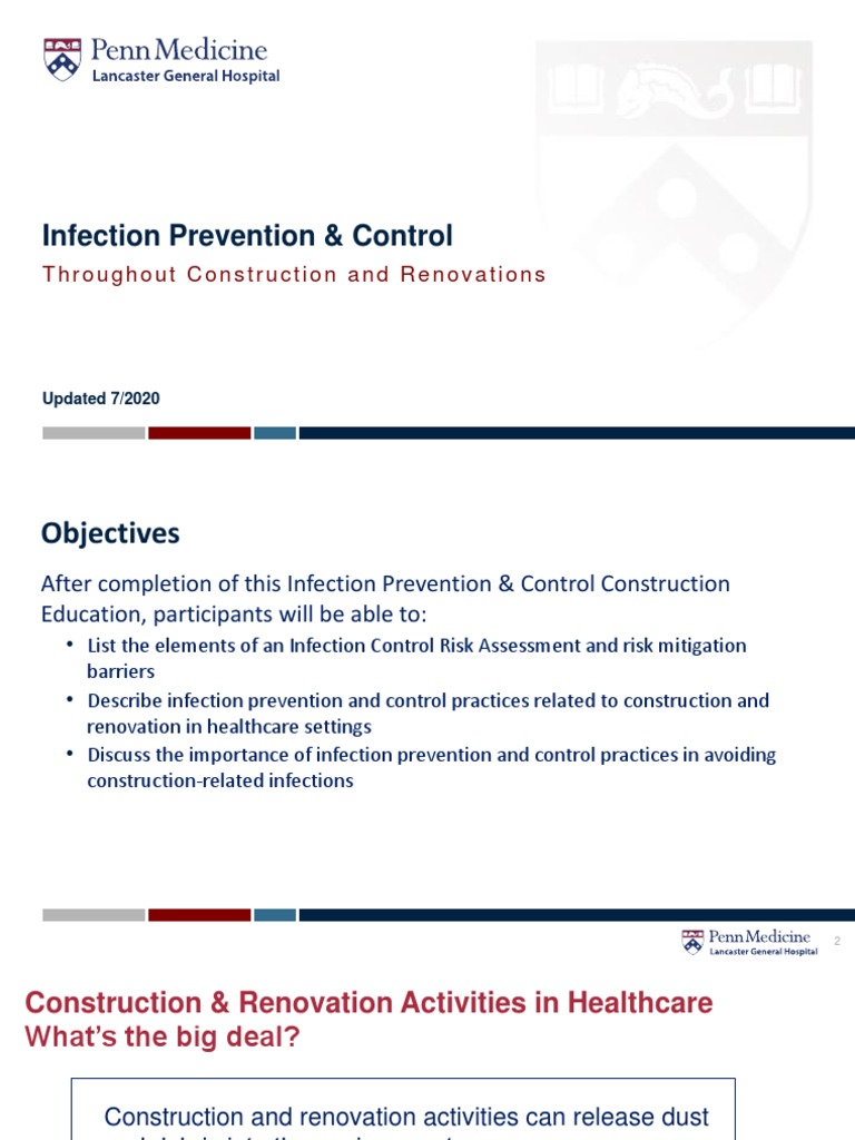 Protecting Patient Health During Construction: A Guide to Infection ...