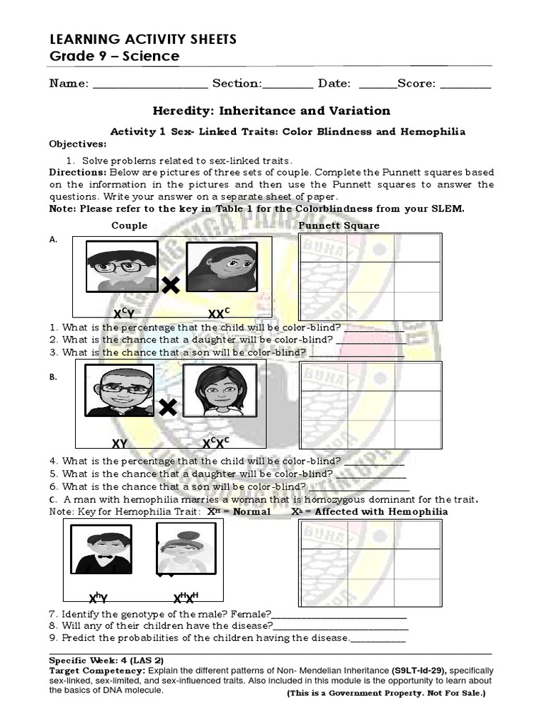 LAS 4 Science 9 QRT 1 Week 4 RTP Final | PDF | Dna | Nucleotides