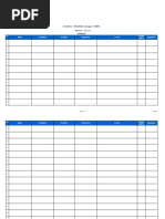 BADAC TEMPLATE - Attendance Sheet | PDF