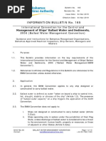 Guidance on Sewage Storage in Ballast Tanks | PDF | Sewage Treatment ...