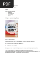 Developing Reading Fluency | PDF | Fluency | Cognitive Science