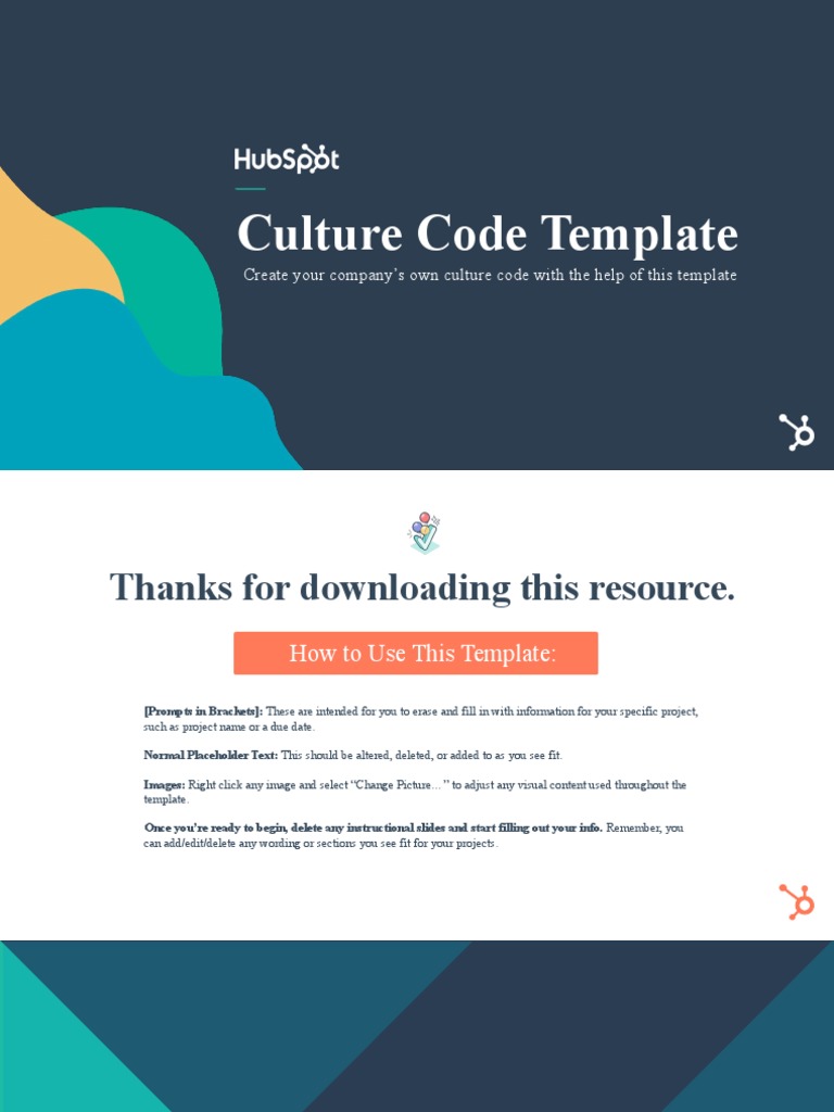 Culture Code Creation Template | PDF | Business