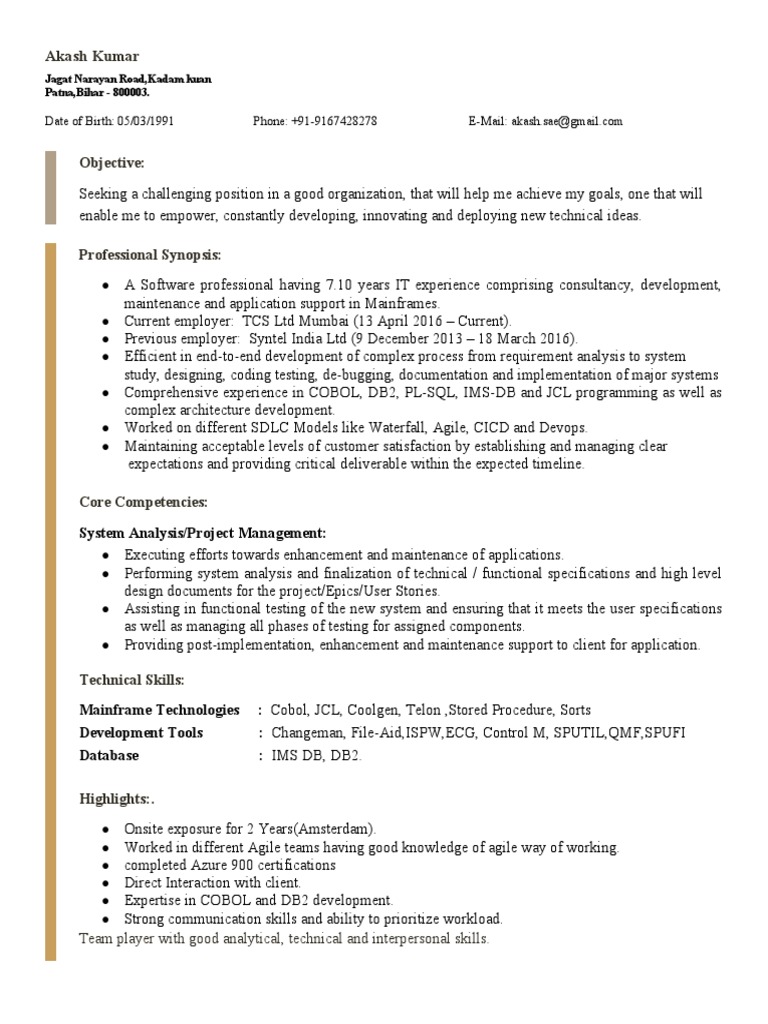 Akash Resume | PDF | Software Development | Software