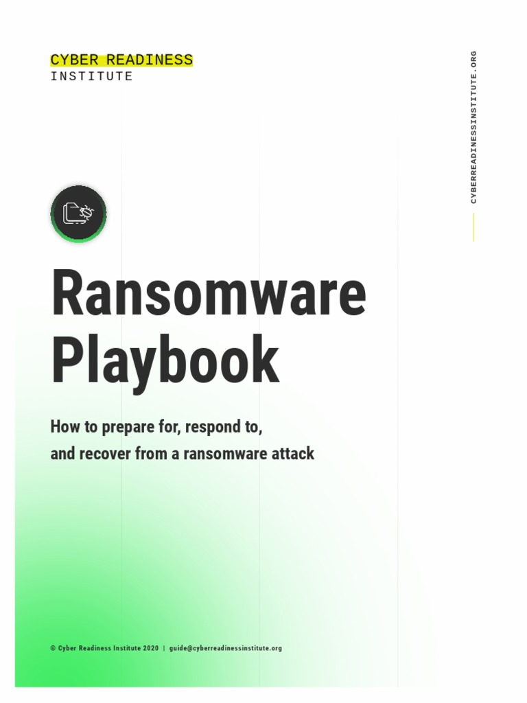 20 CRI Ransomware Playbook | PDF | Ransomware | Security