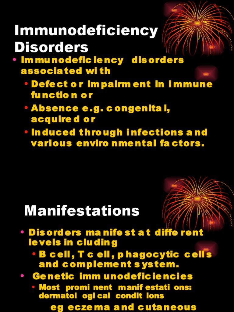 Immunodeficiency Disorders | Hiv/Aids | Immunodeficiency
