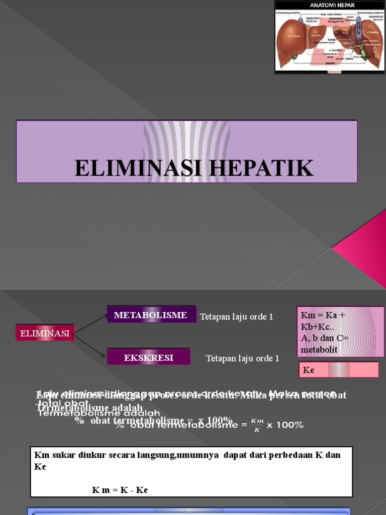 Eliminasi Hepatik | PDF