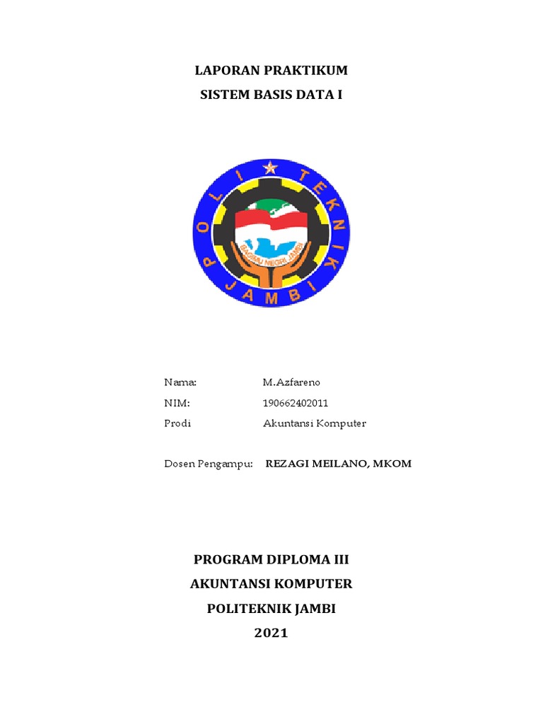 Laporan Sistem Basis Data | PDF