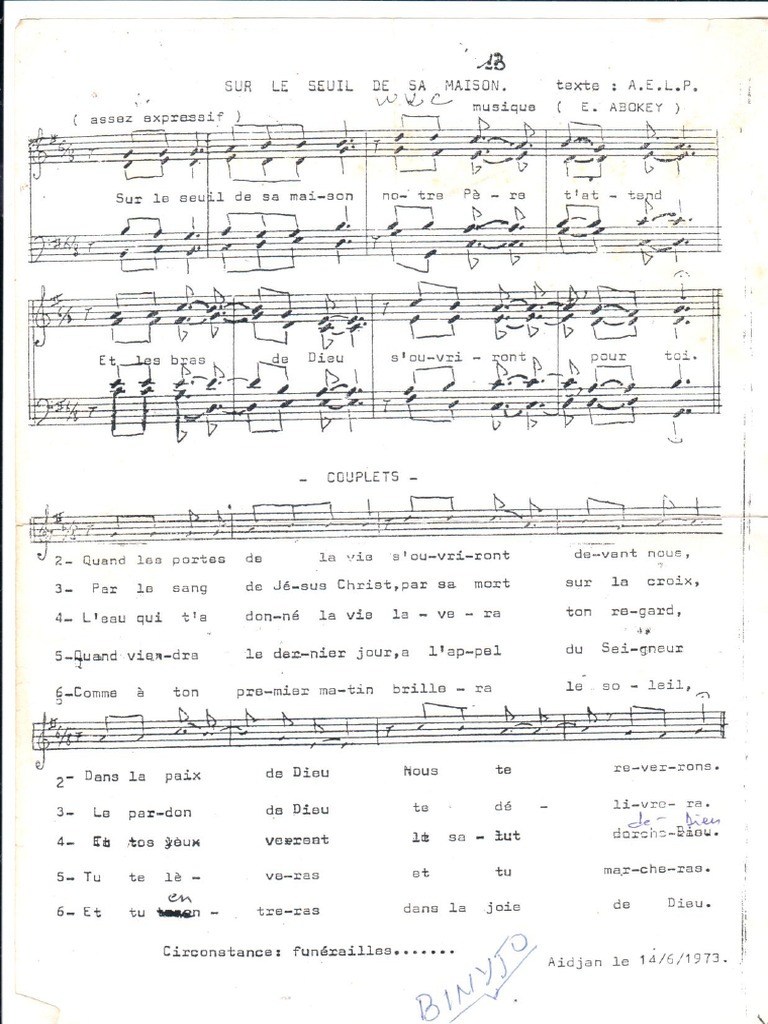 Sur Le Seuil de Sa Maison 1 | PDF