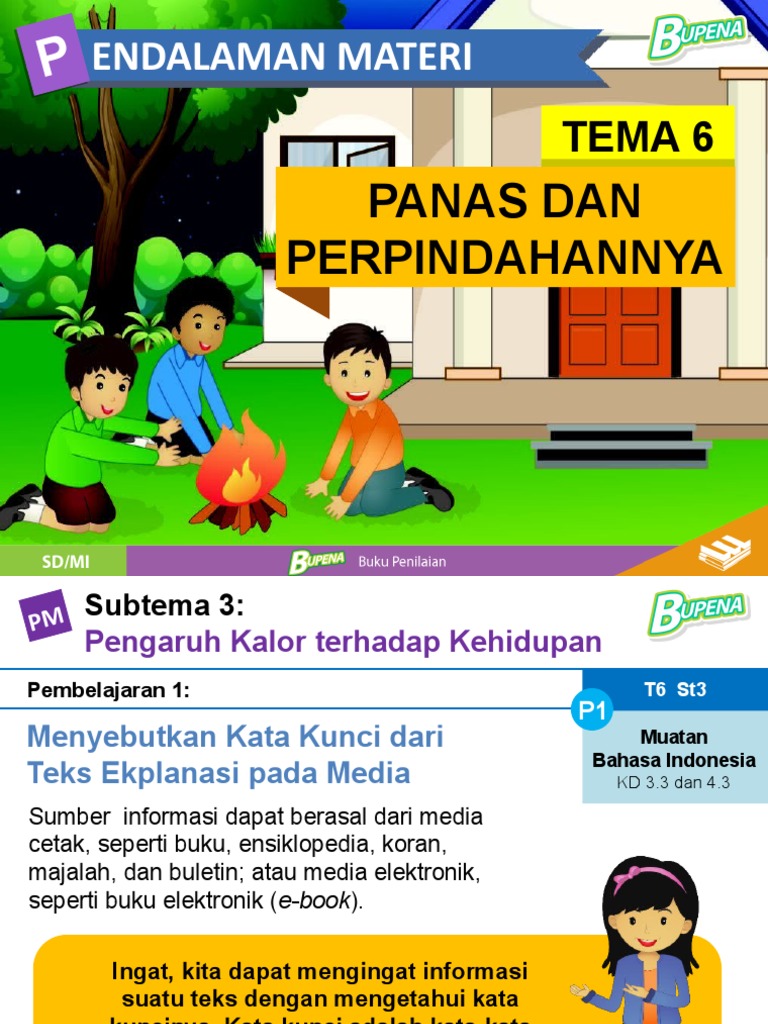 STD - PPT - Bupena 5C - Tema 6 - Subtema 3 | PDF