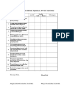 Checklist Pemeriksaan Alat Kerja | PDF
