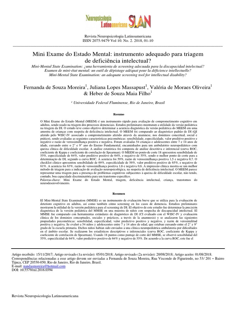 Mini-Mental State Examination: an adequate screening tool for ...