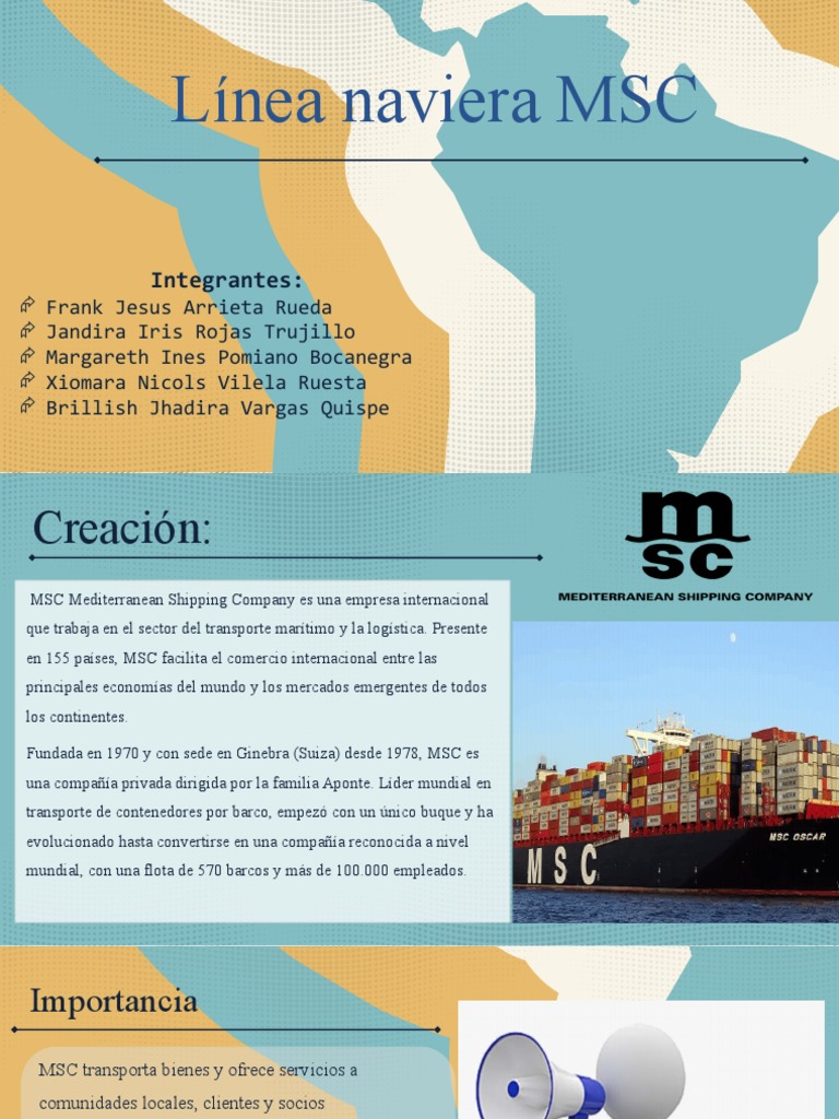Línea Naviera MSC: Integrantes | PDF