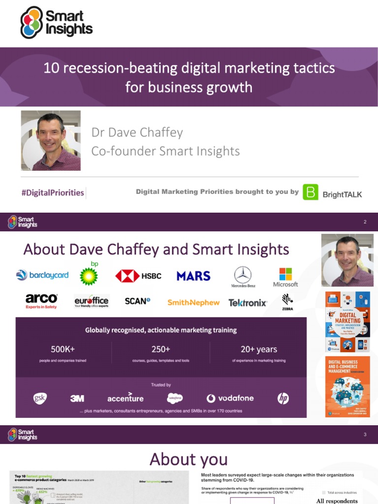 10 Recession Beating Tactics Dave Chaffey Smart Insights-1 659328 | PDF ...