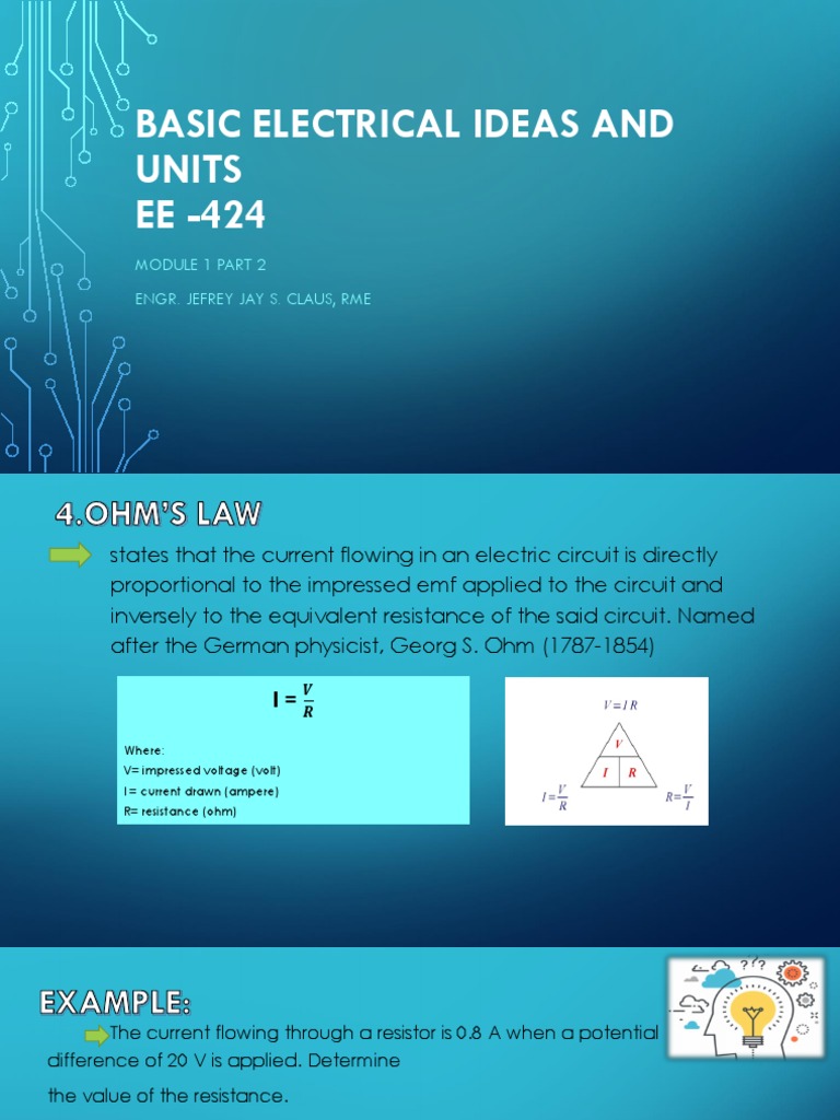 EE 424 Module 1 Part 2 Rev2 | Download Free PDF | Electrical Resistance ...