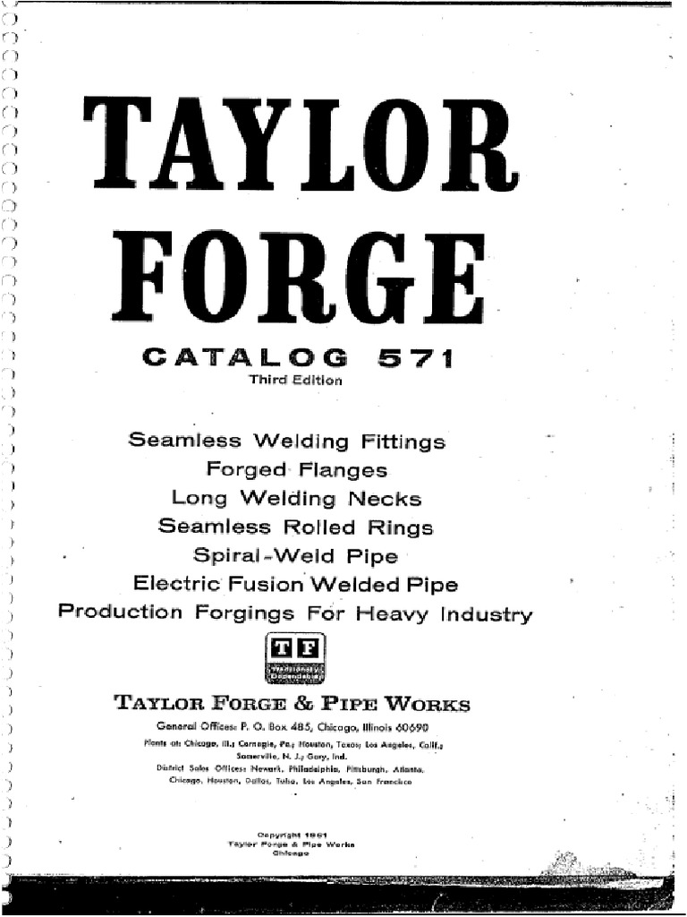 Taylor Forge | PDF