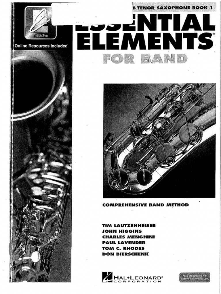 BB Tenor Saxophone Book 1 | PDF