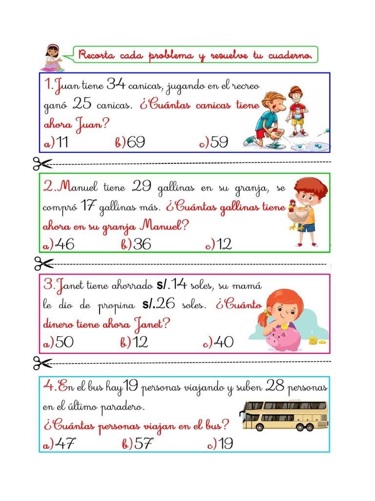 Problemas Agregando Cantidades Viernes 22 | PDF