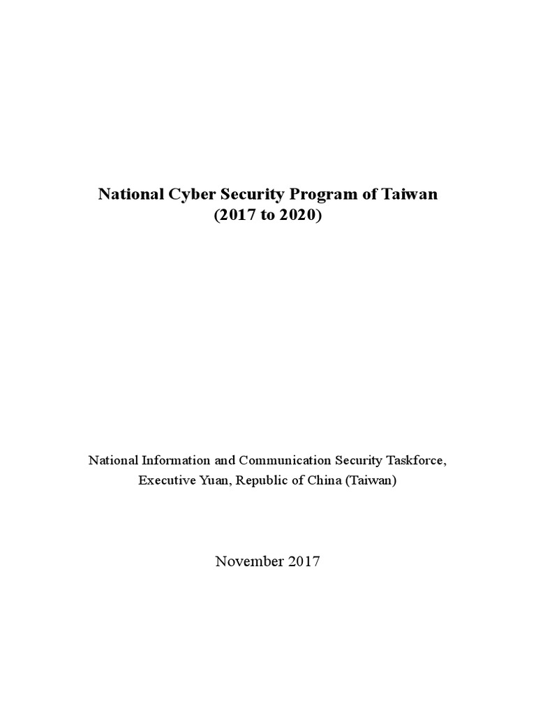 National Cyber Security Program Pdf Computer Security Security 7222