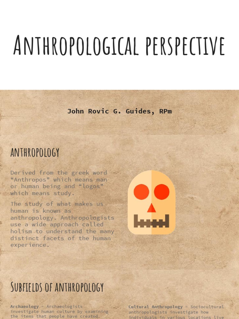 Understanding Anthropology and Holism | PDF | Anthropology | Franz Boas