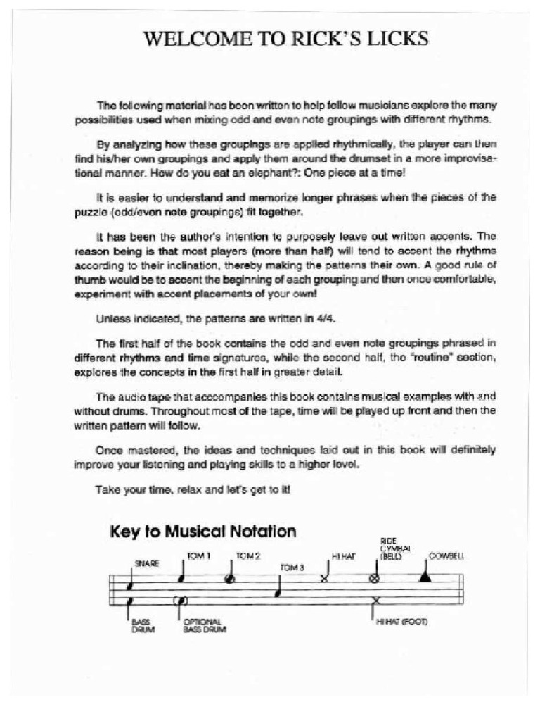 Rick S Licks Book Pdf