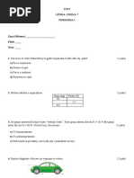 TEST I NDERMJETEM Matematike Vii Tremujori III | PDF