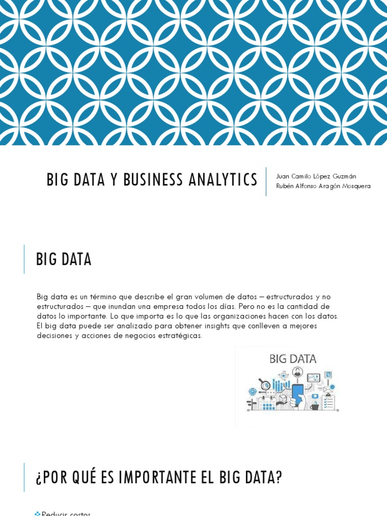 Big Data y Business Analytics | PDF | Big Data | Analítica predictiva