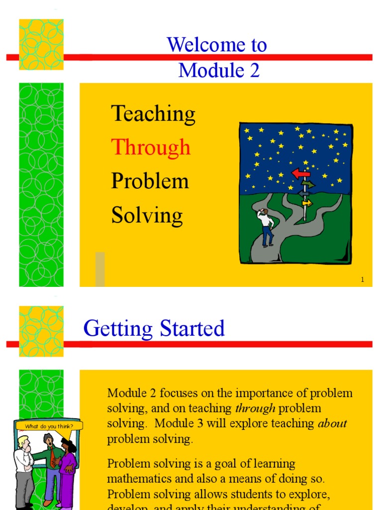 Teaching Mathematics Through Problem Solving | PDF | Teachers | Learning