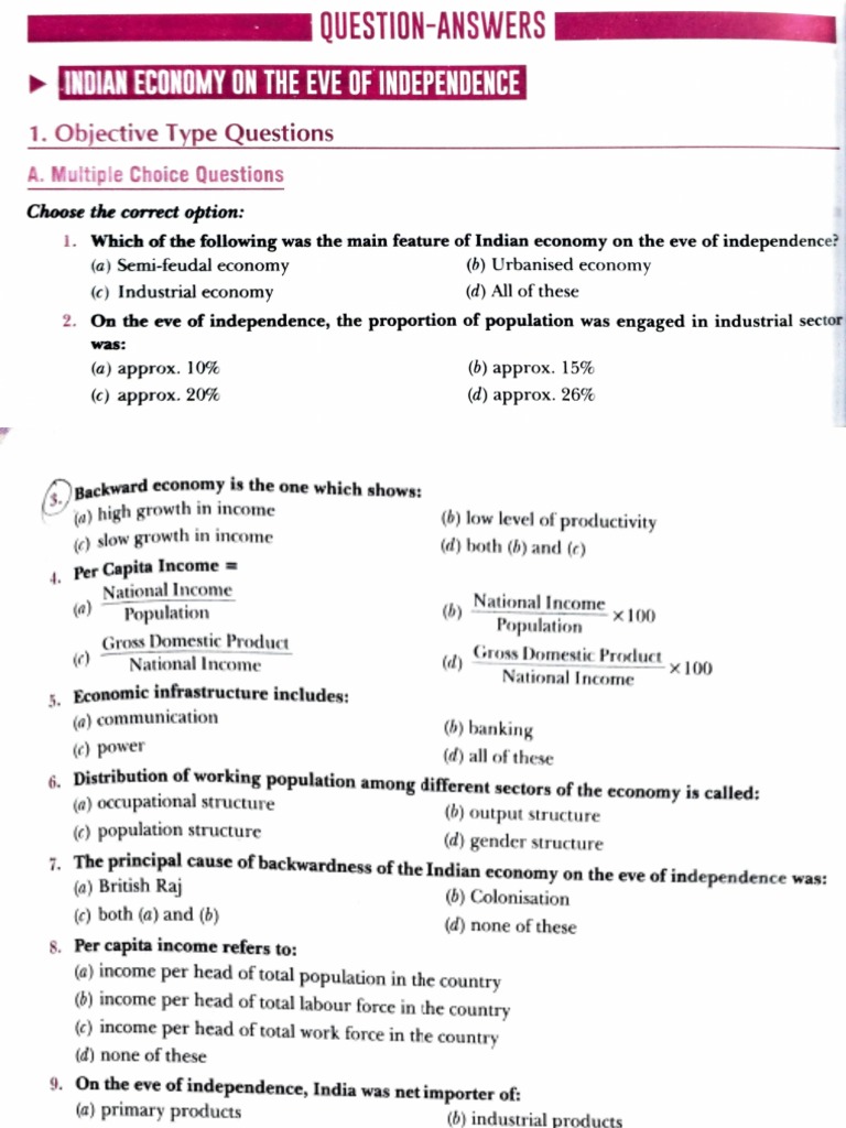 Ied Worksheet 7 | PDF | Economy Of India | British Raj
