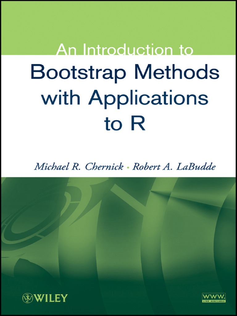 An Introduction To Bootstrap Methods With Applications To R Pdf Resampling Statistics