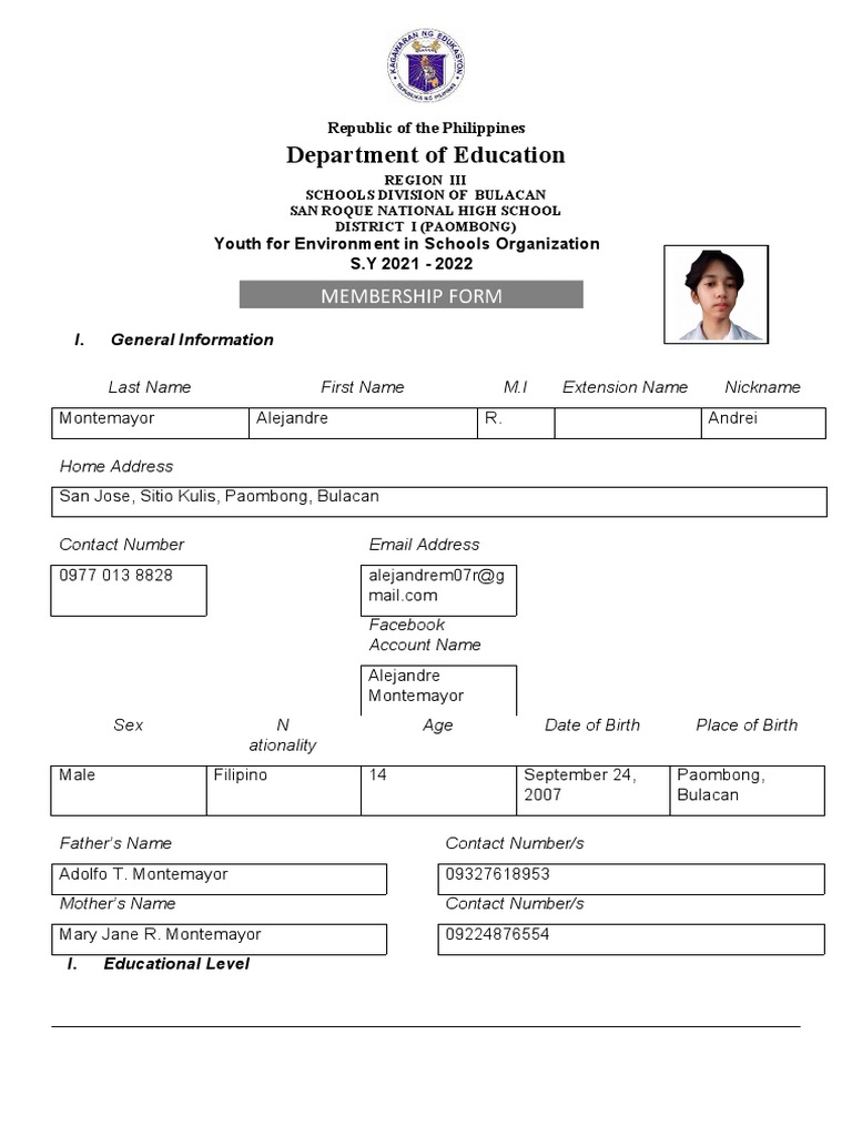 Department of Education: Republic of The Philippines | PDF | Privacy ...