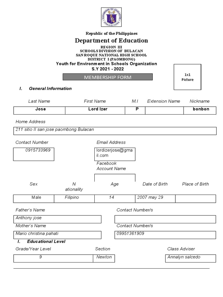 Department of Education: Republic of The Philippines | PDF | Civil ...