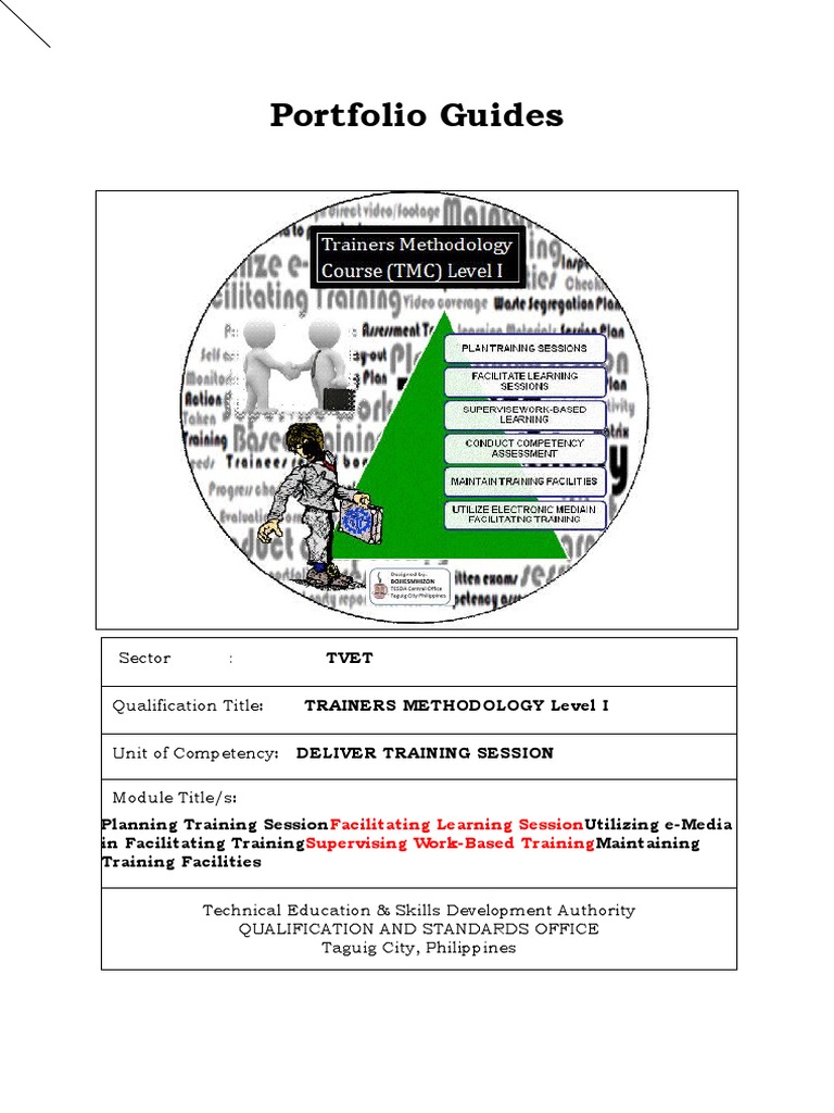 Blank Template TMC 1 Portfolio Guides | PDF | Learning | Educational ...