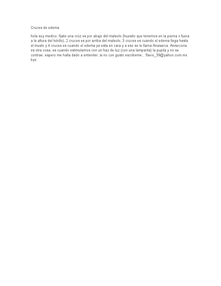 Clasificación del edema por cruces | PDF | Poesía